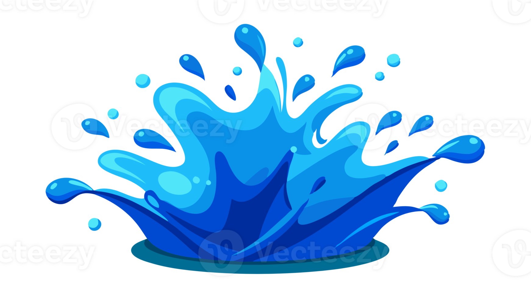 Cartoon Water Splash Pngs For Free Download