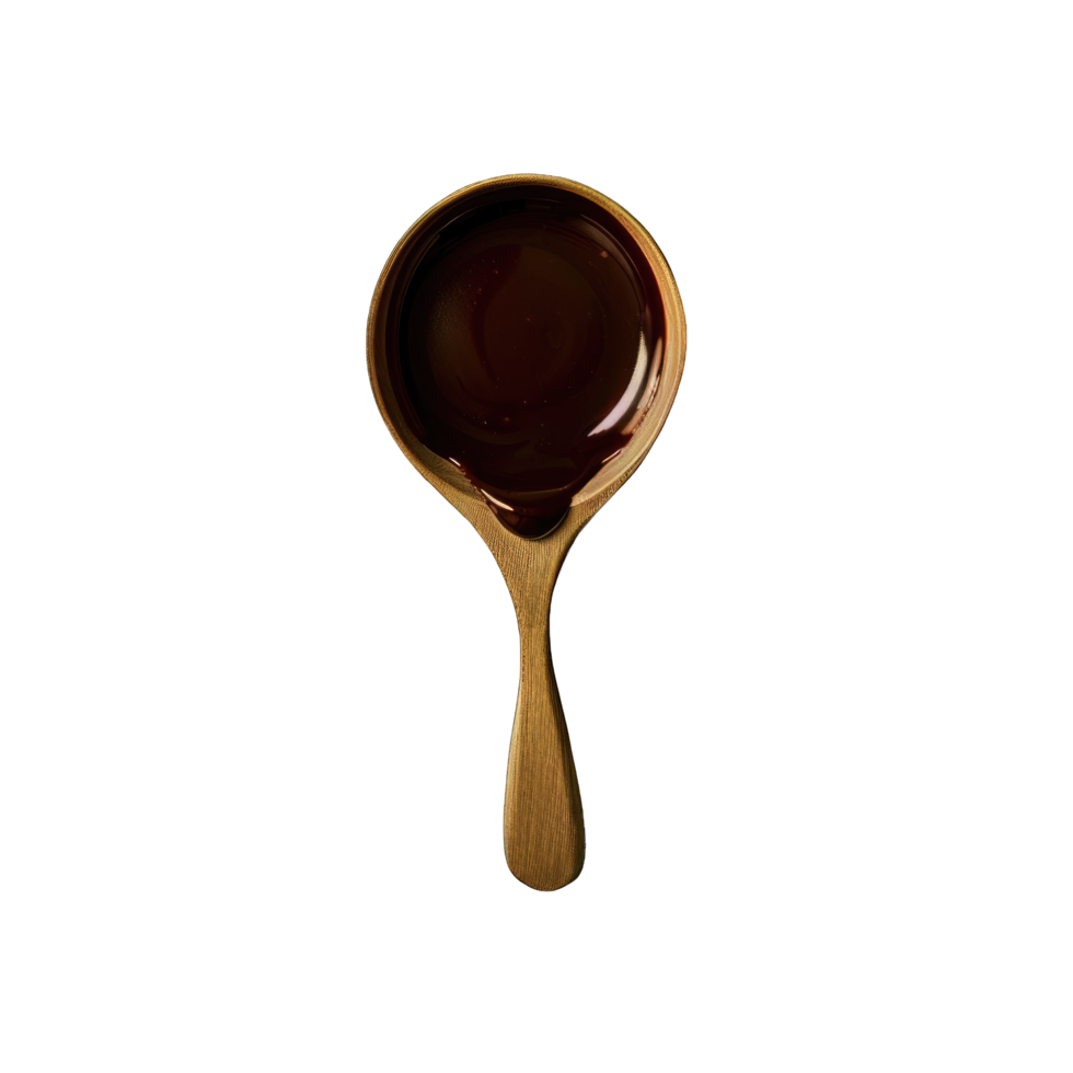 Wooden Spoon Filled With Dark Chocolate Sauce 47831979 PNG Wooden Spoon Filled With Dark Chocolate Sauce 47831979 PNG
