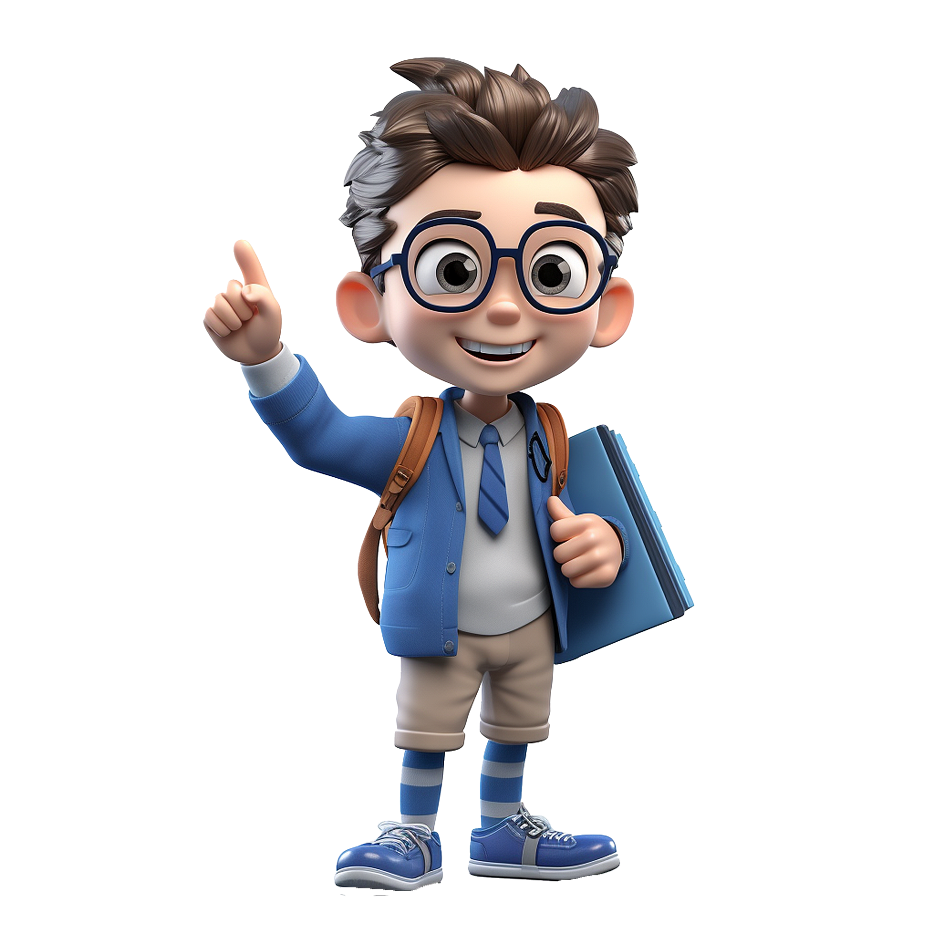 Baby boy with school dress on transparent background 47832682 PNG