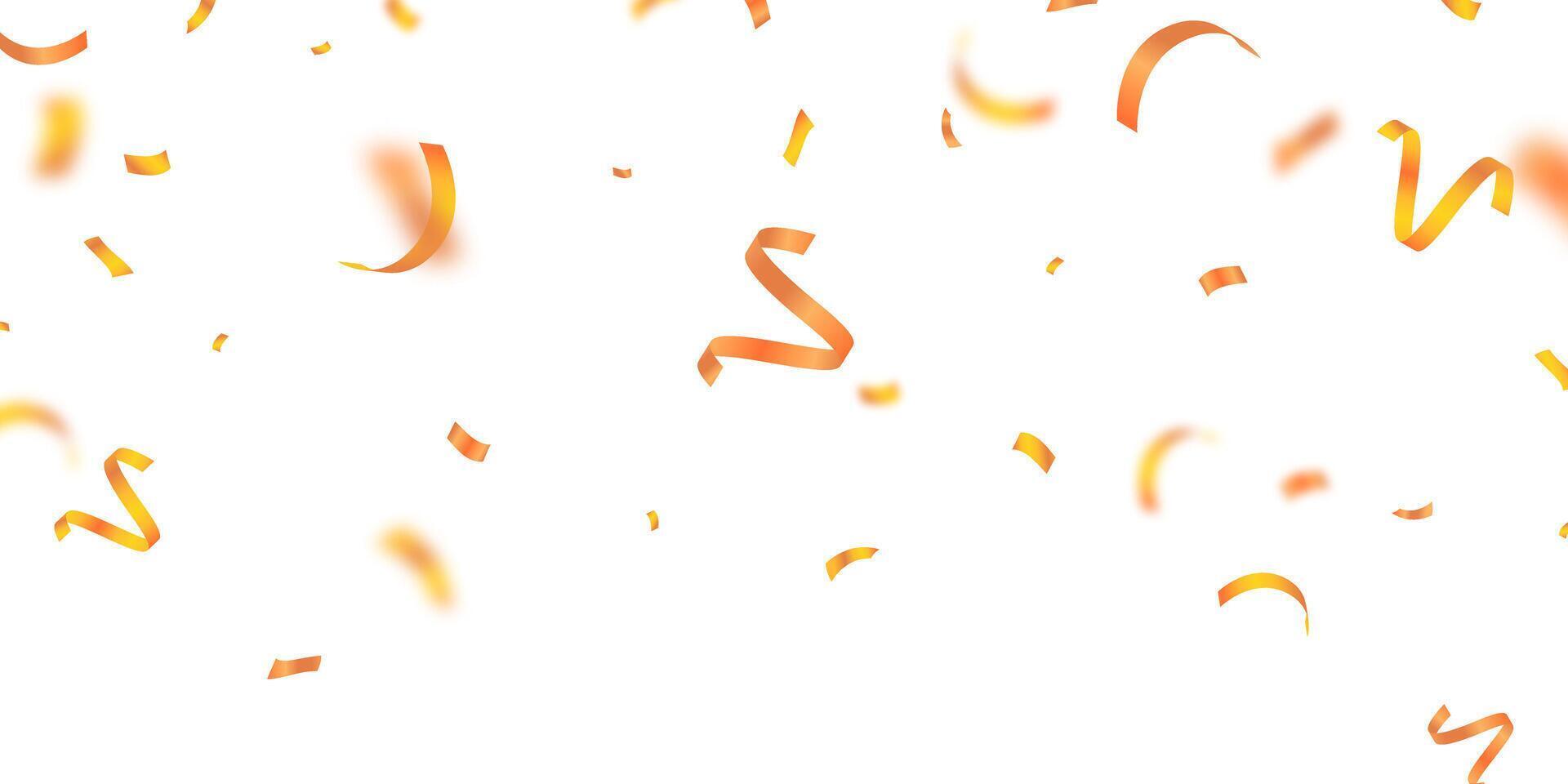 Celebration Confetti Orange Vector Art, Icons, and Graphics for Free Download