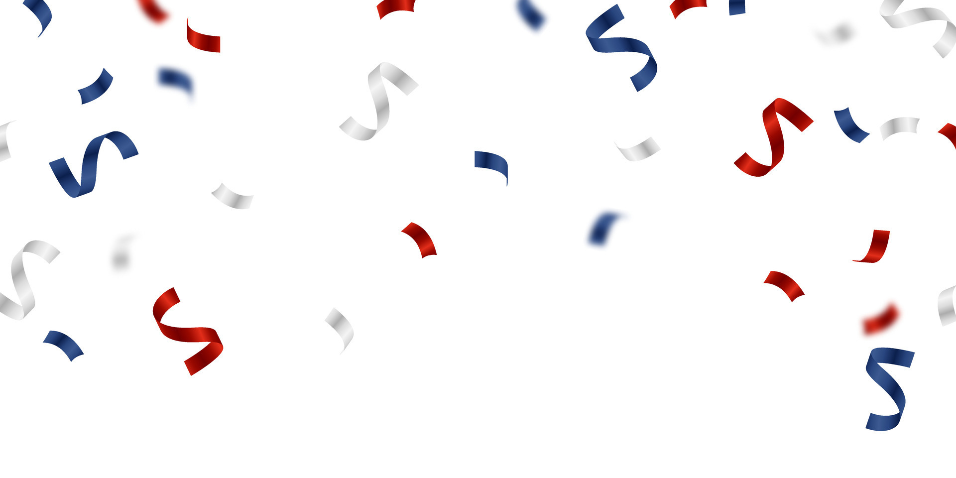 red and blue confetti background Spectacular zigzags descend in celebration. Festive decoration ...