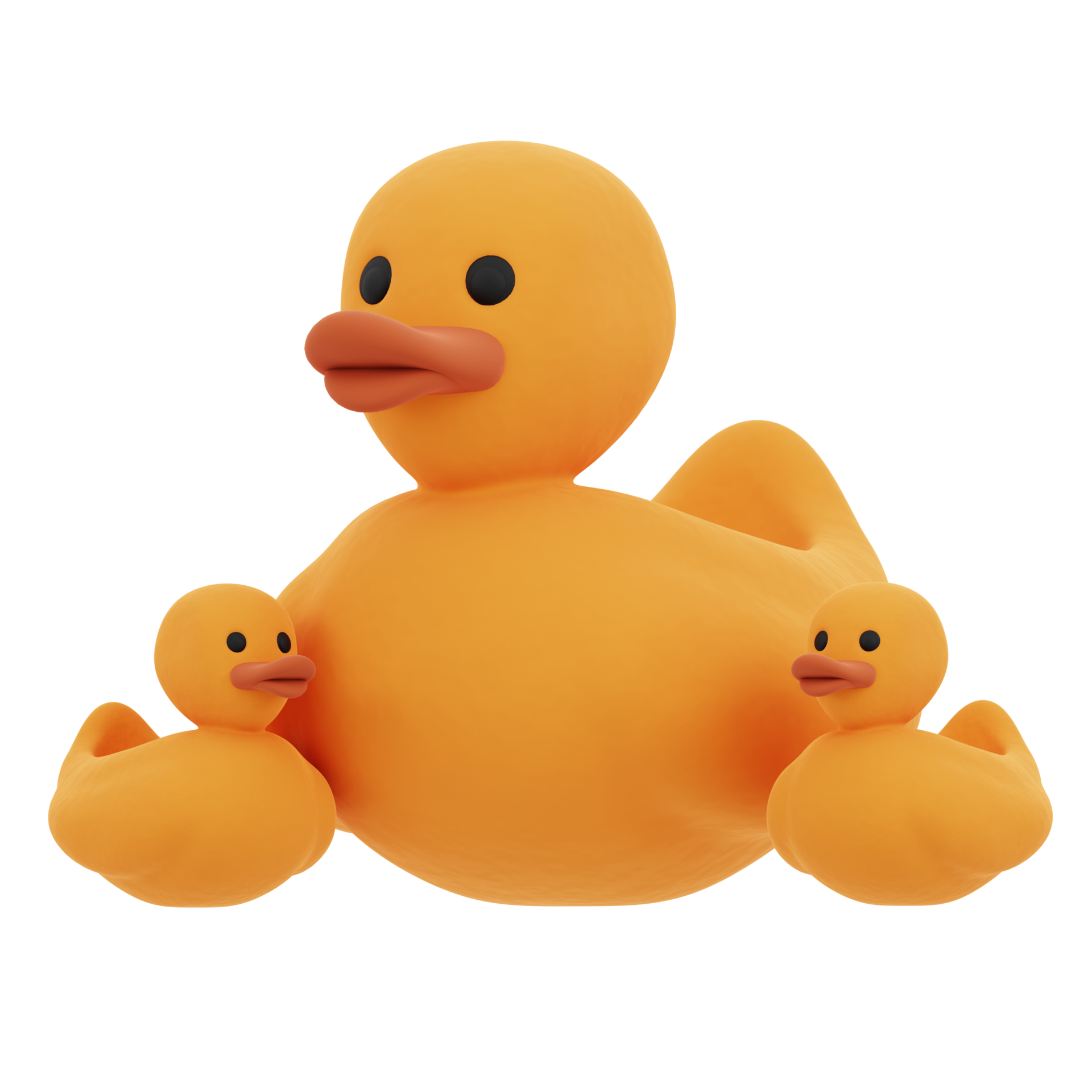 3d Illustration Of A Rubber Duck Toy 47872858 Png