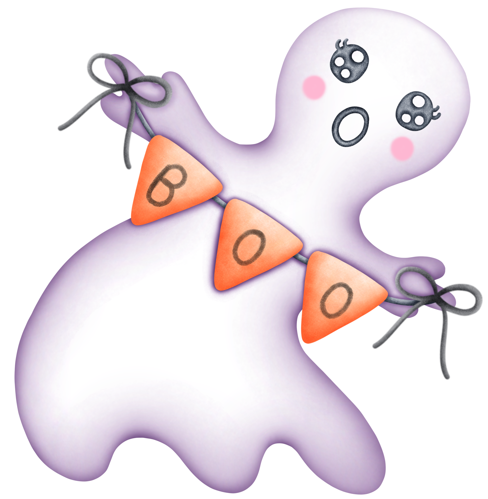 Cute Watercolor Halloween Clipart - Trick or Treat Illustration ...