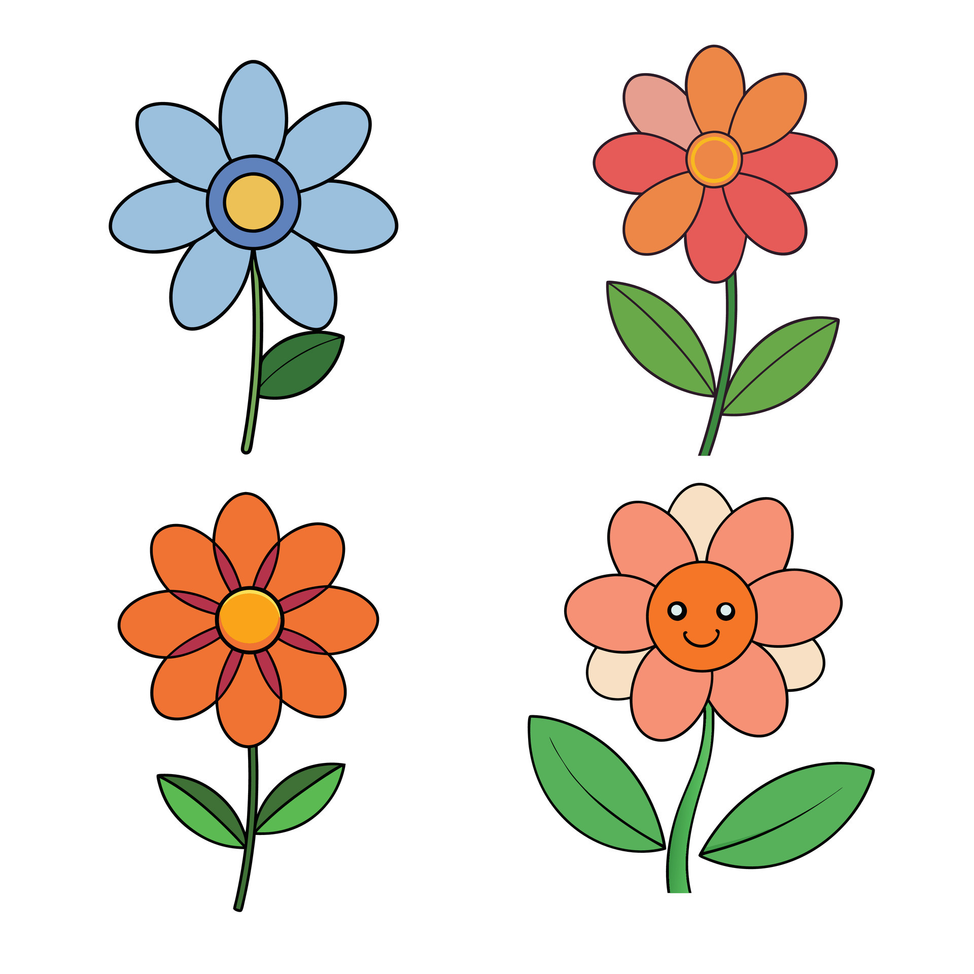 Elegant Beautiful Colorful Flower Illustration 47878842 Vector Art