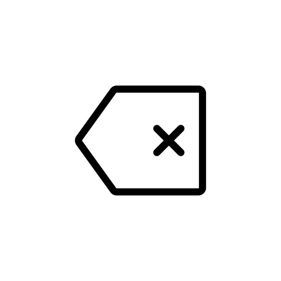 Backspace icon. Delete symbol 47883012 Vector Art at Vecteezy Backspace icon. Delete symbol 47883012 Vector Art at Vecteezy
