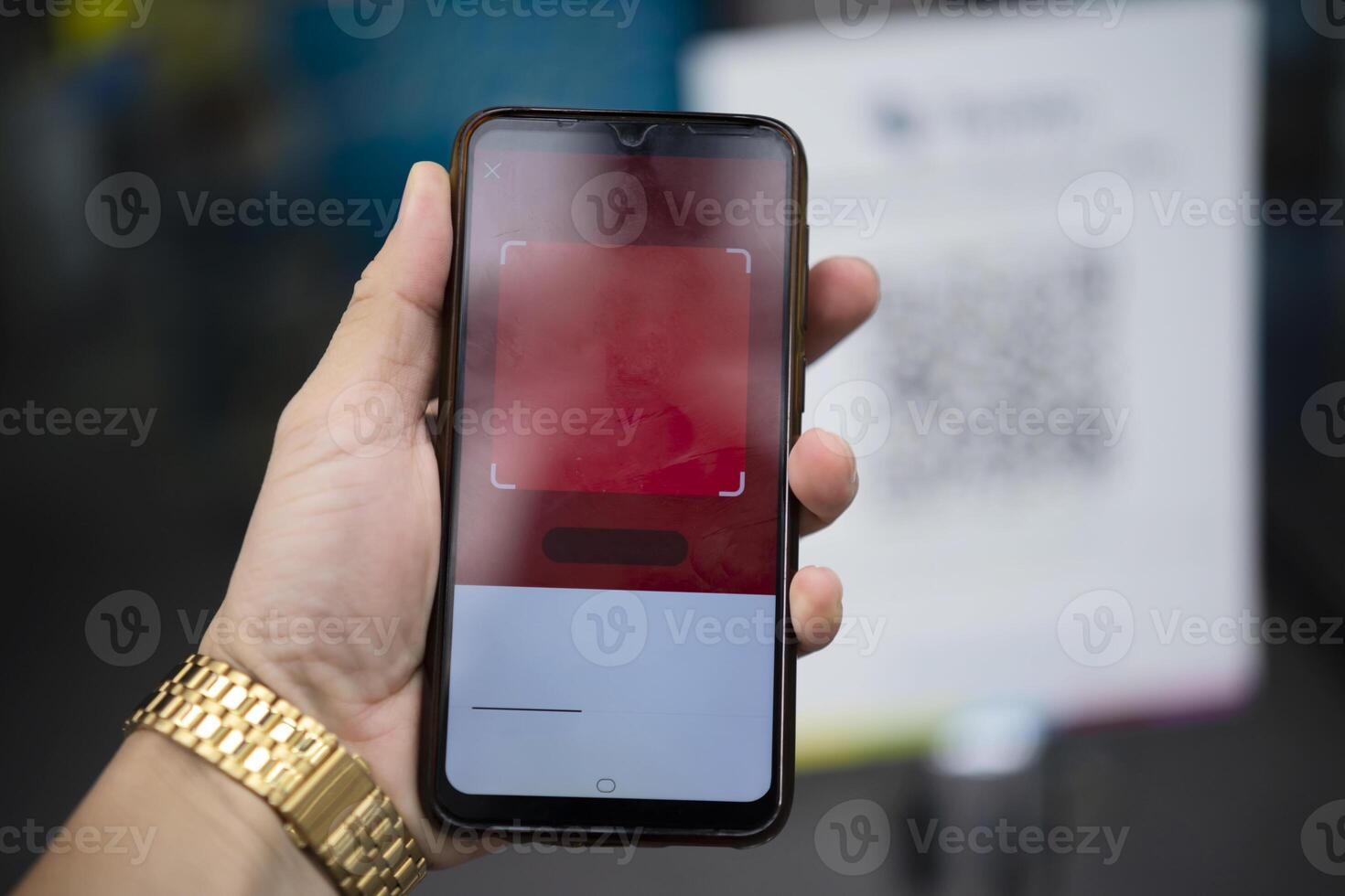 Man's hand holding smartphone scanning QR code 47891659 Stock Photo at ... Man's hand holding smartphone scanning QR code 47891659 Stock Photo at ...