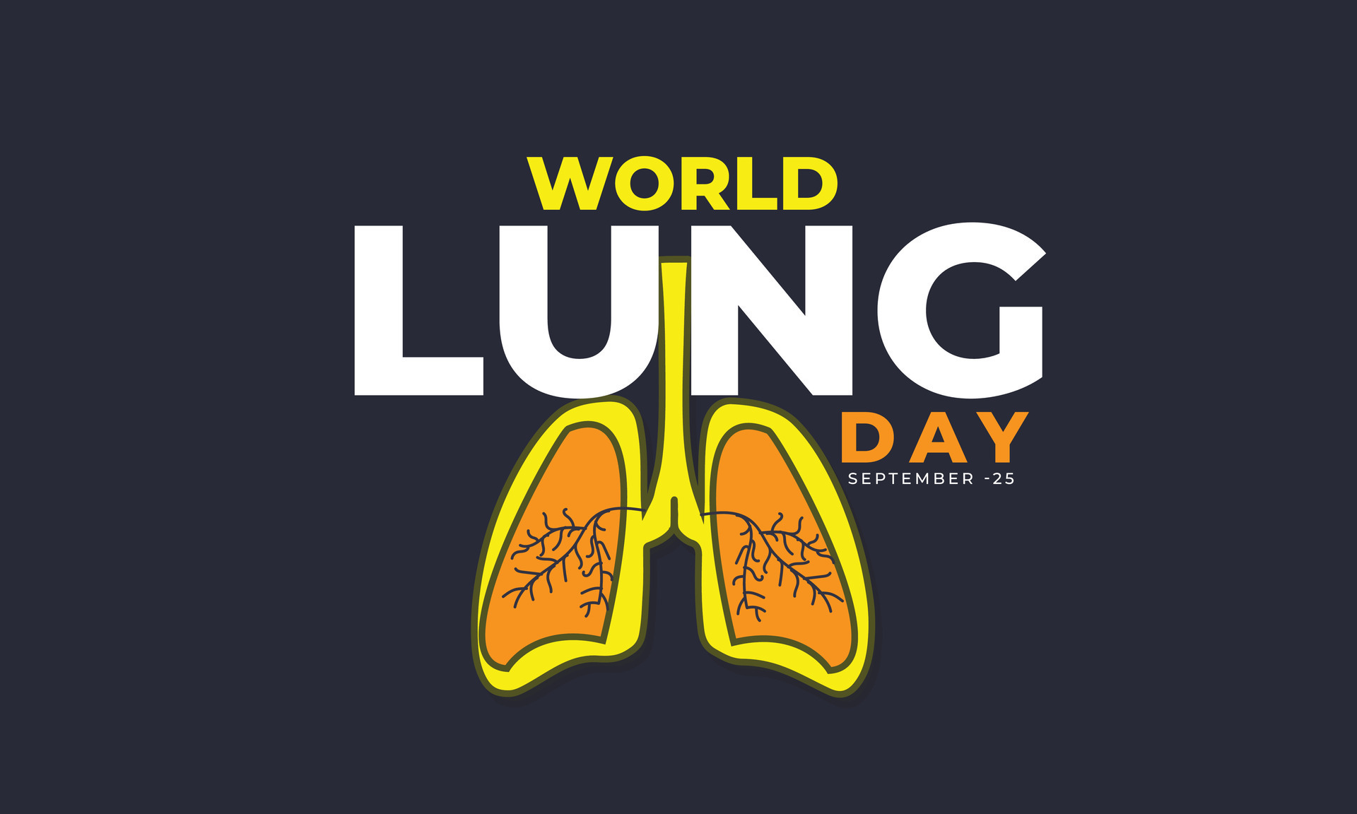 World Lung Day. background, banner, card, poster, template. illustration. 47894637 Vector Art at ...