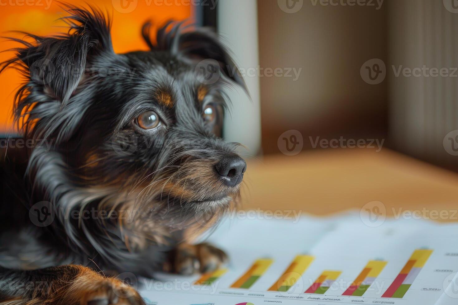 Thoughtful dog analyzing financial charts 47901266 Stock Photo at Vecteezy Thoughtful dog analyzing financial charts 47901266 Stock Photo at Vecteezy