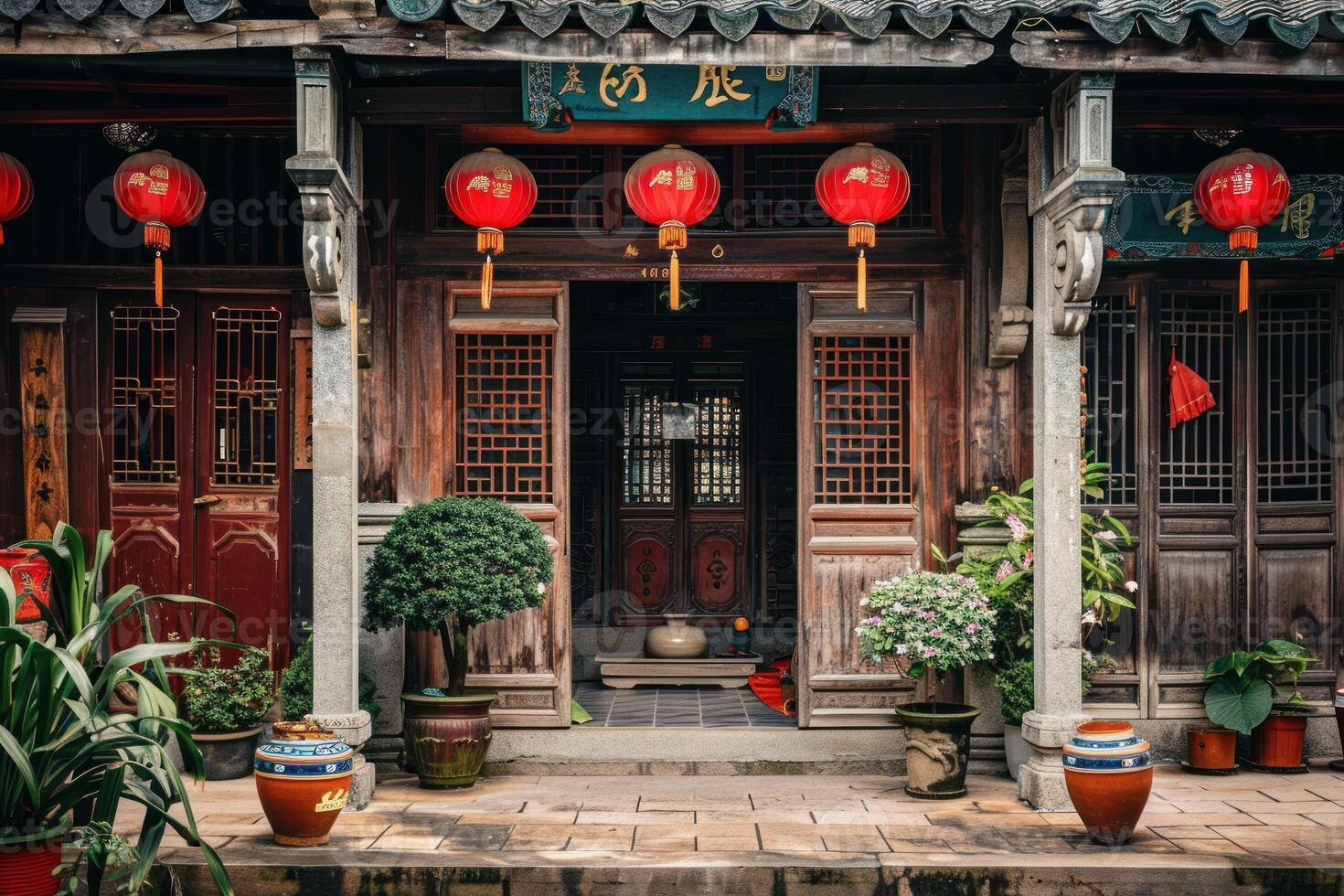 Chinese Traditional House Stock Photos, Images and Backgrounds for Free ...