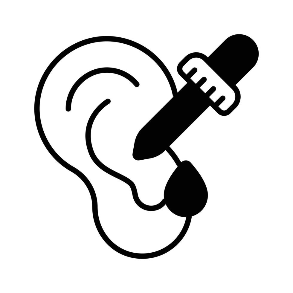 Ear Drop Ear Dropper Ear Inflammation Prevention Ready To Use 47916230 Vector Art At Vecteezy