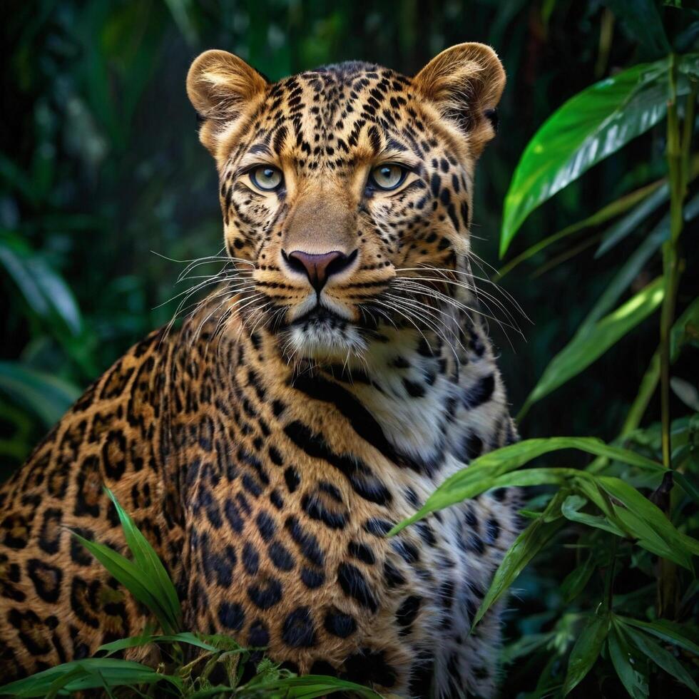 jungle leopard head 47916838 Stock Photo at Vecteezy