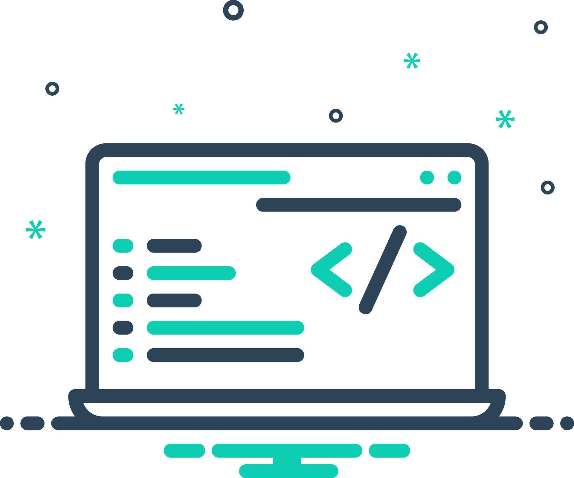 Mix icon for coding 47918362 Vector Art at Vecteezy