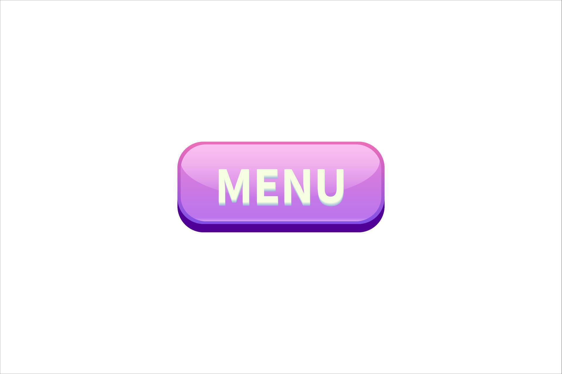 Menu Button Interface Flat Sticker Design 47924750 Vector Art at Vecteezy