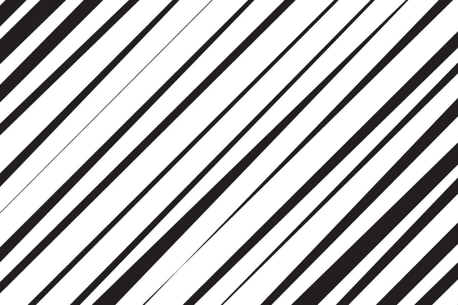 Simple Abstract Black Color Daigonal Thin To Thick Line Pattern A White Background With A Black