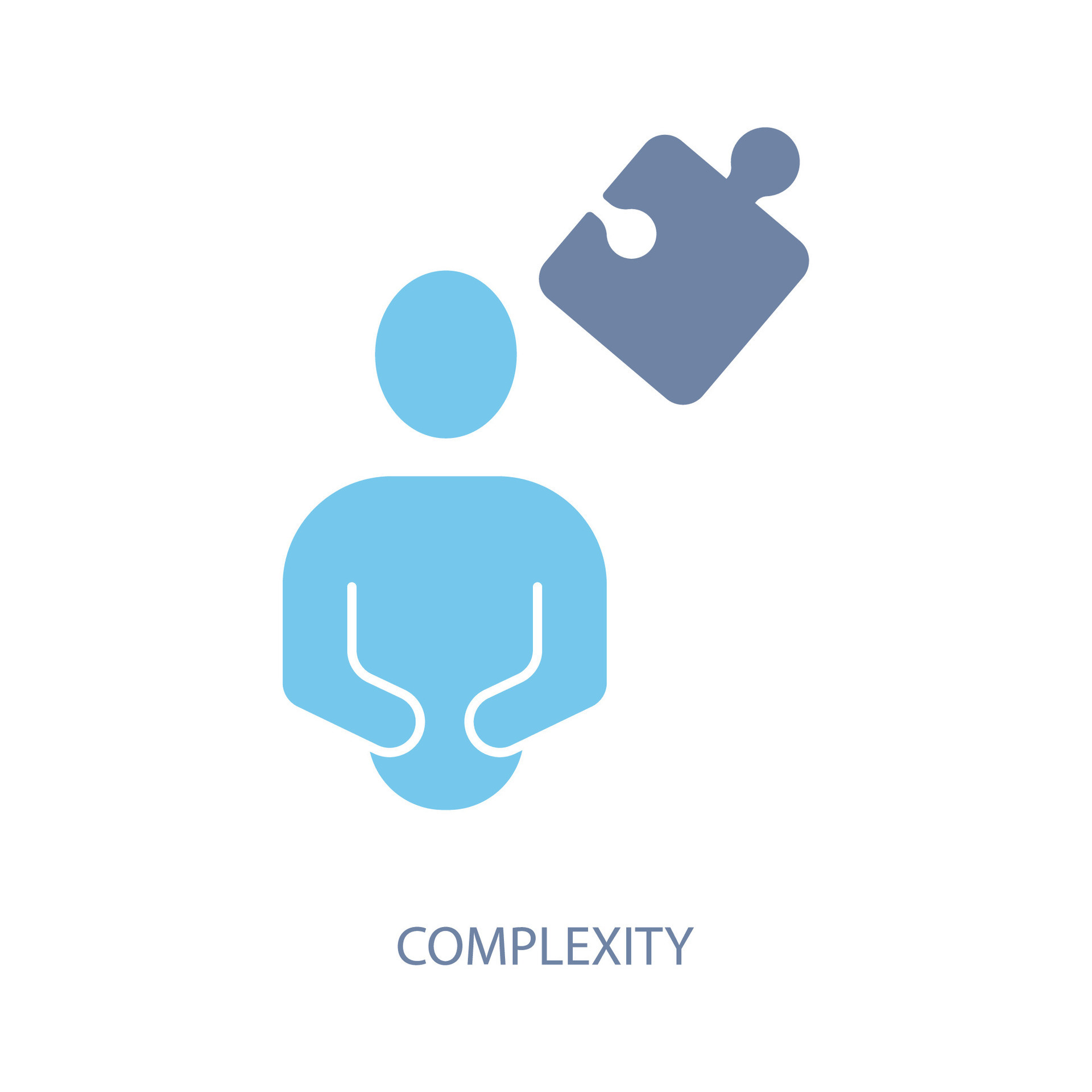 complexity concept line icon. Simple element illustration. complexity concept outline symbol ...