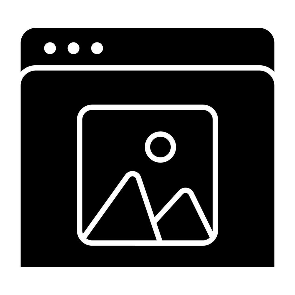 Conceptual flat design icon of web gallery 47934313 Vector Art at Vecteezy