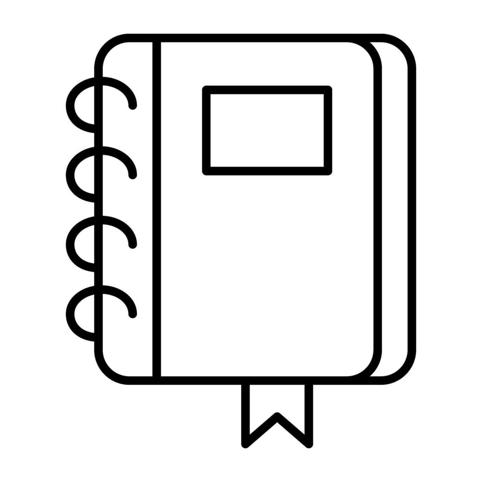 Conceptual flat design icon of notebook 47934450 Vector Art at Vecteezy