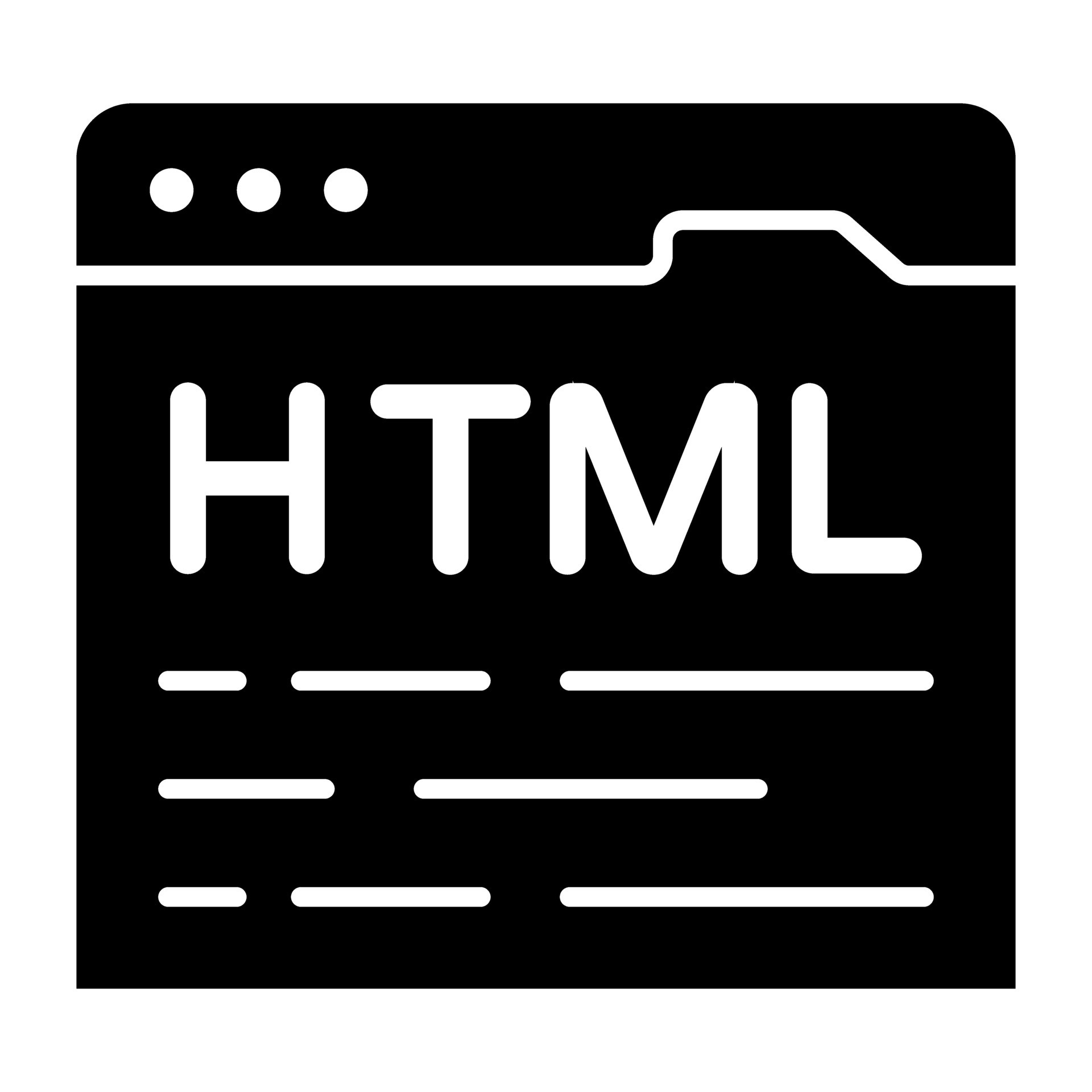 Conceptual Flat Design Icon Of Html Coding 47934610 Vector Art At Vecteezy