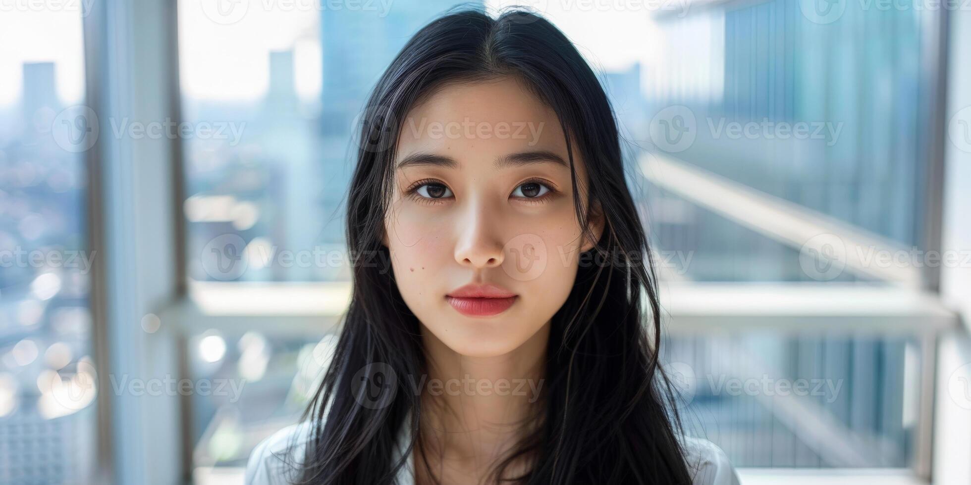 Young Asian Woman Looking at the Camera 47987694 Stock Photo at Vecteezy