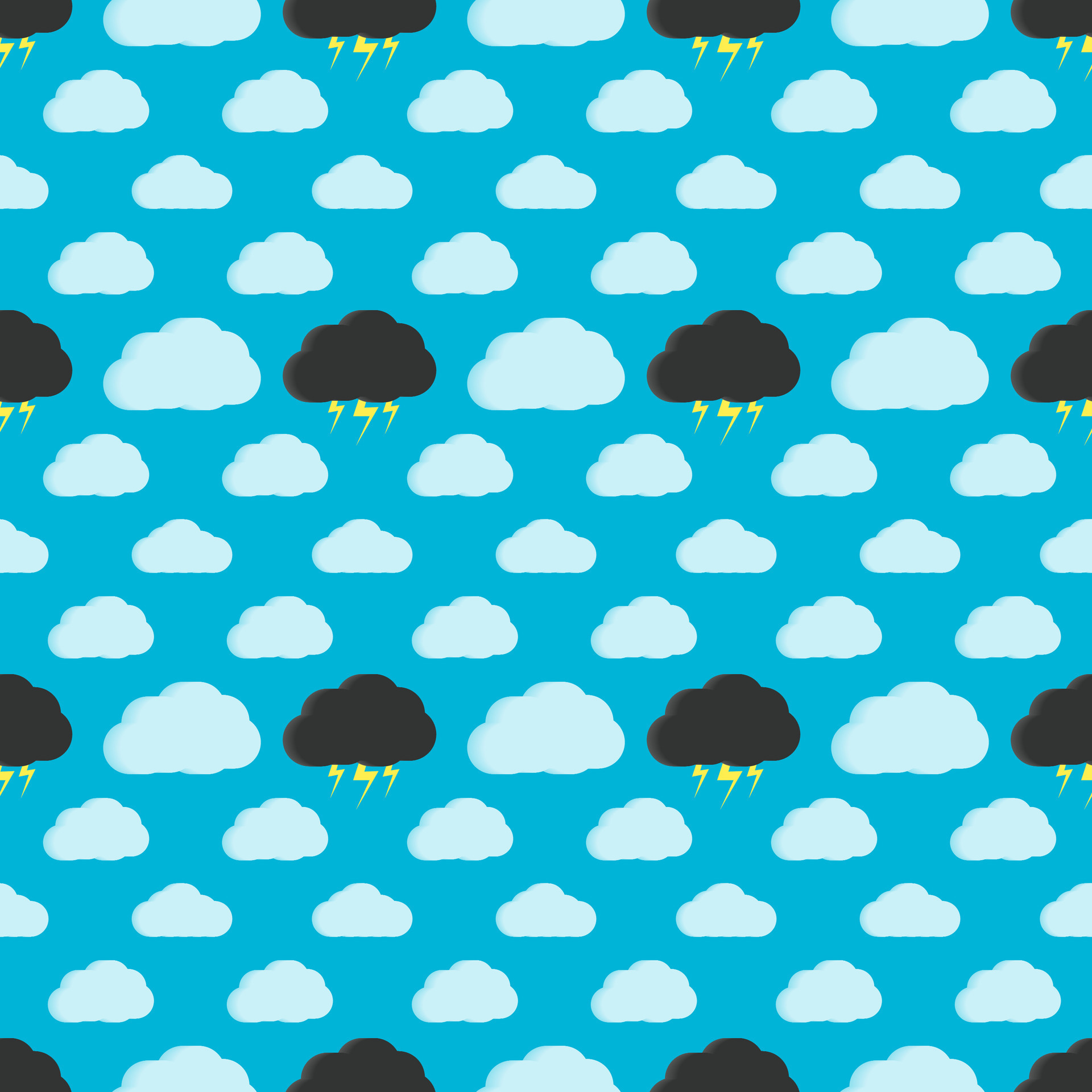 pattern design, cloud seamless pattern 48010619 Vector Art at Vecteezy