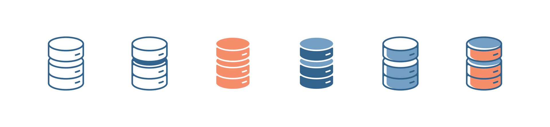Simple cloud database tube network server storage icon digital datum system for web and app ...