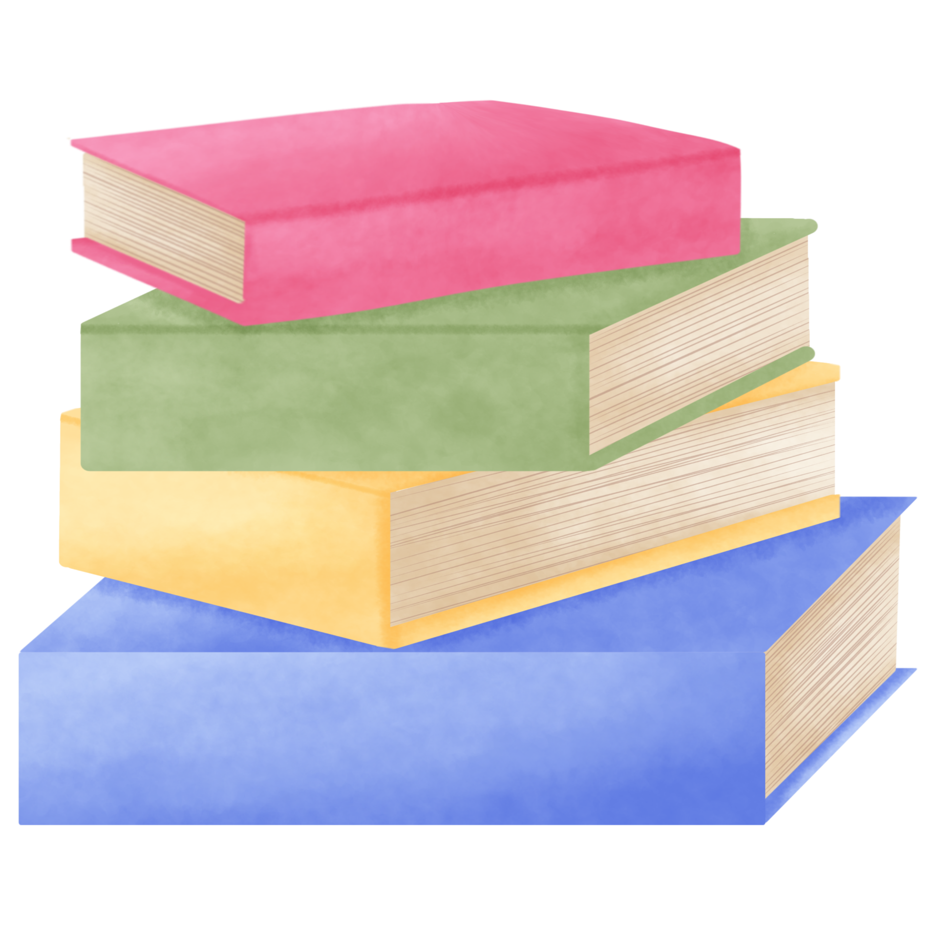 A Pile of Books 48026233 PNG