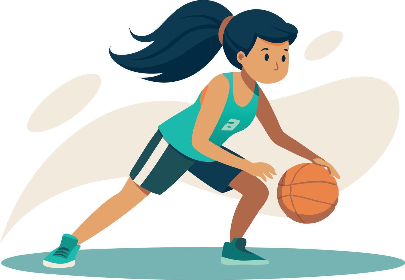 Dribble Basketball Clipart Animations