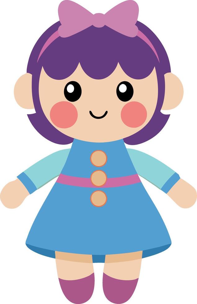 Cute Doll Design 48045966 Vector Art At Vecteezy