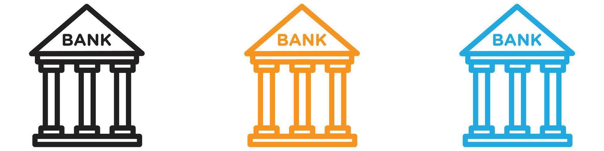 Bank logo set collection for web app ui 48050315 Vector Art at Vecteezy