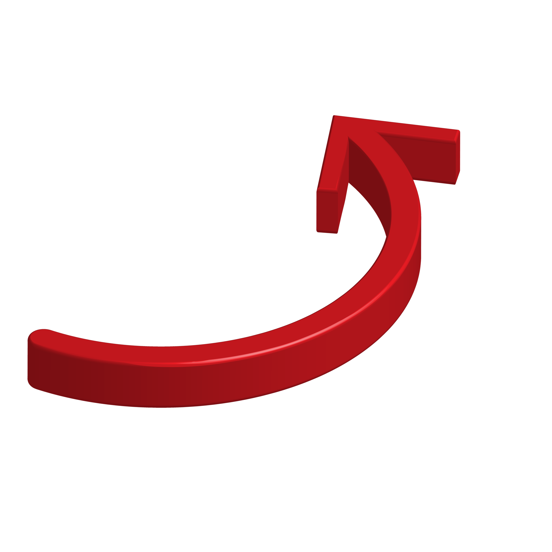 Realistic 3d Icon Red Arrow Direction Symbol Design For Element 48051224 Png