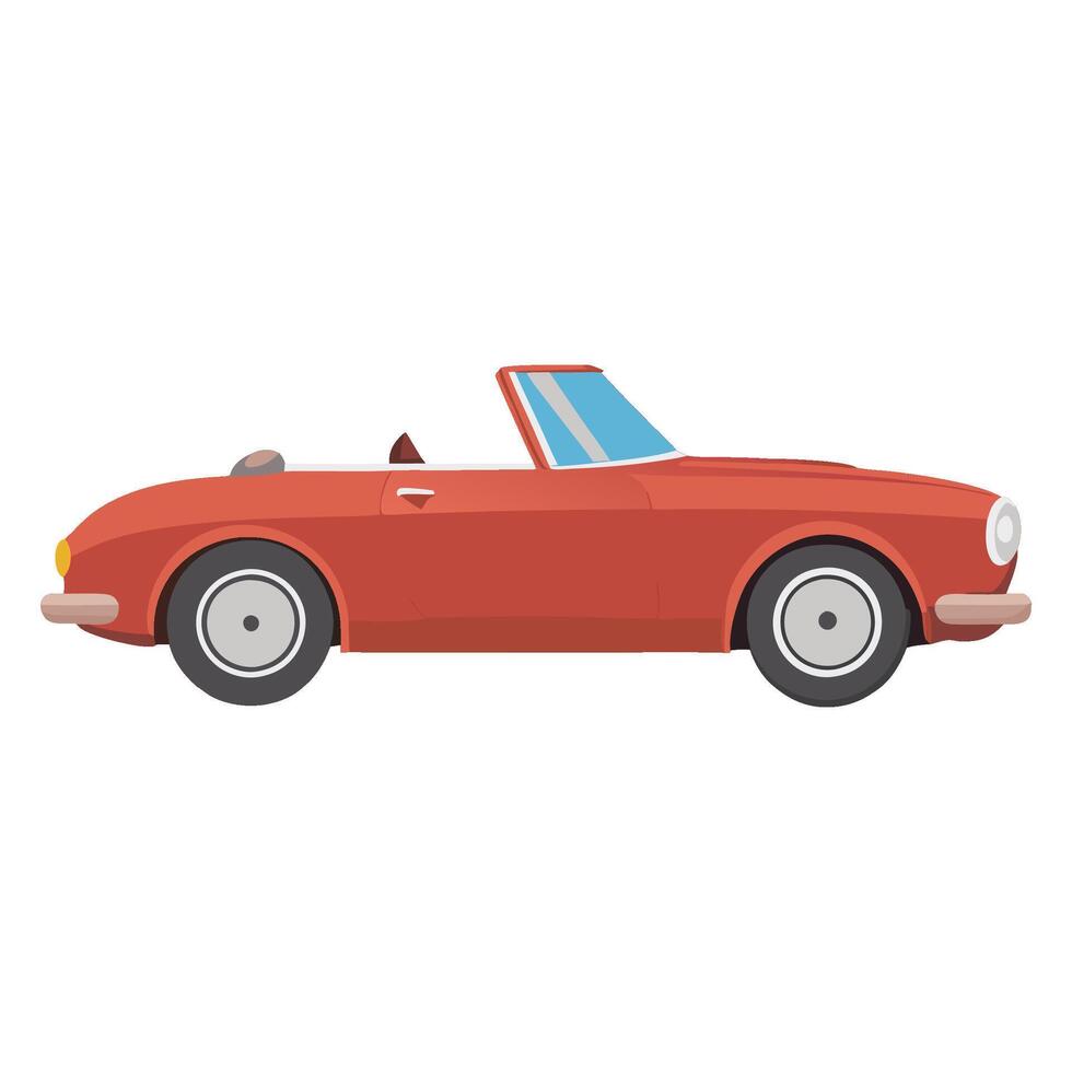 Red Car Clipart 48057229 Vector Art at Vecteezy
