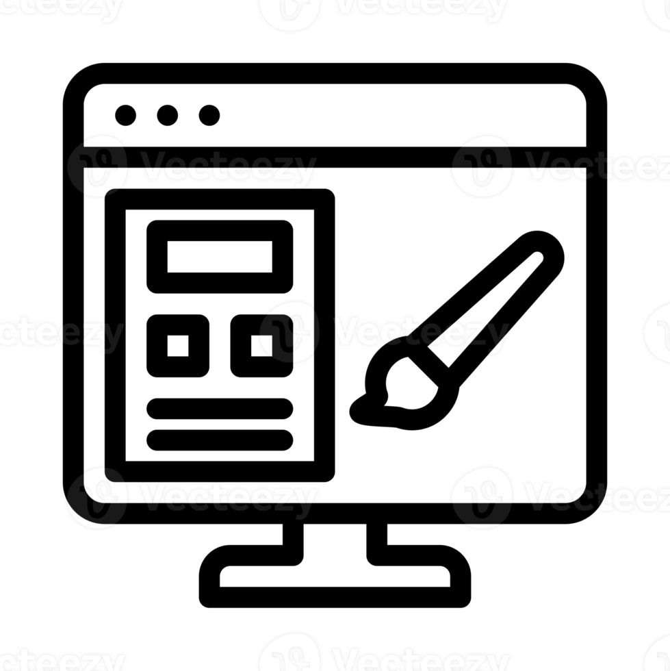 UX design icon 48057609 PNG