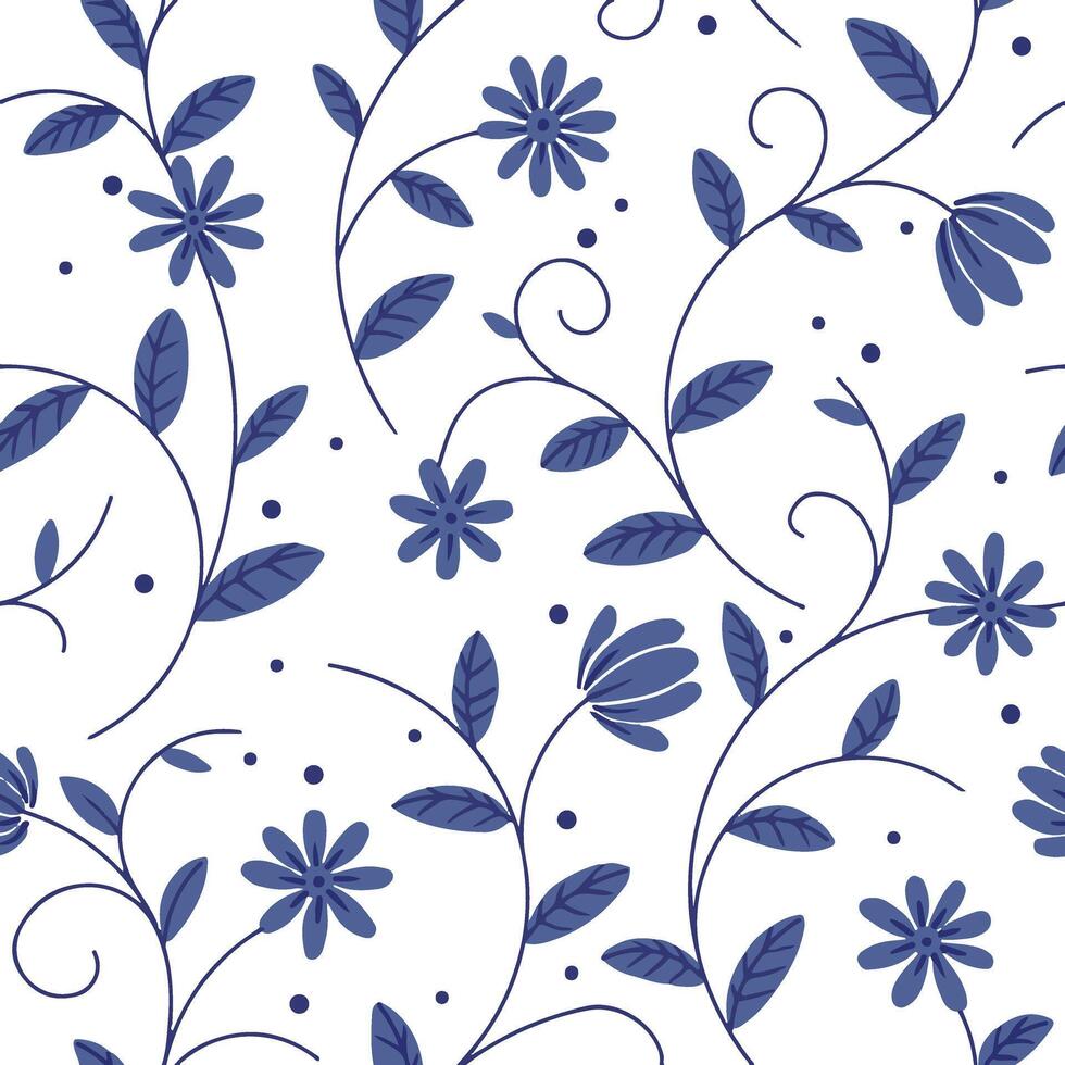 seamless pattern of small abstract flowers, simple pattern. 48060741 ...
