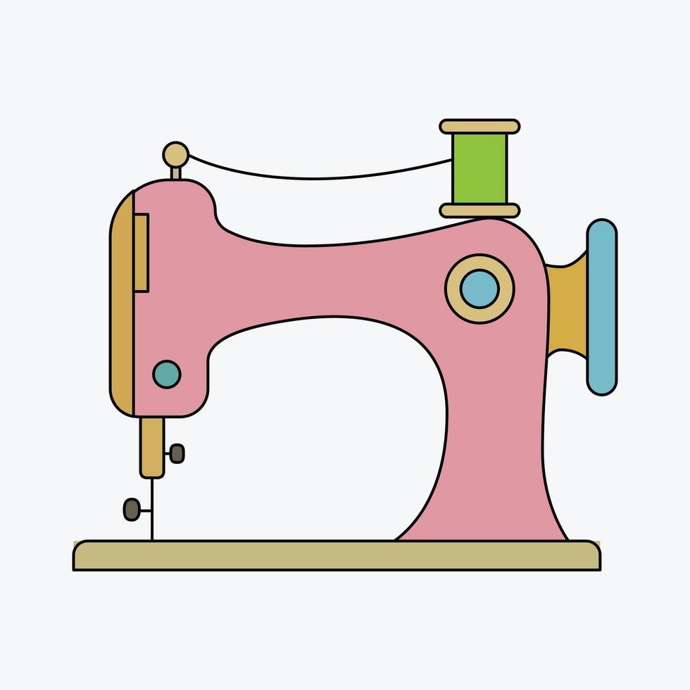 Illustration Of Sewing Machine 48064562 Vector Art At Vecteezy