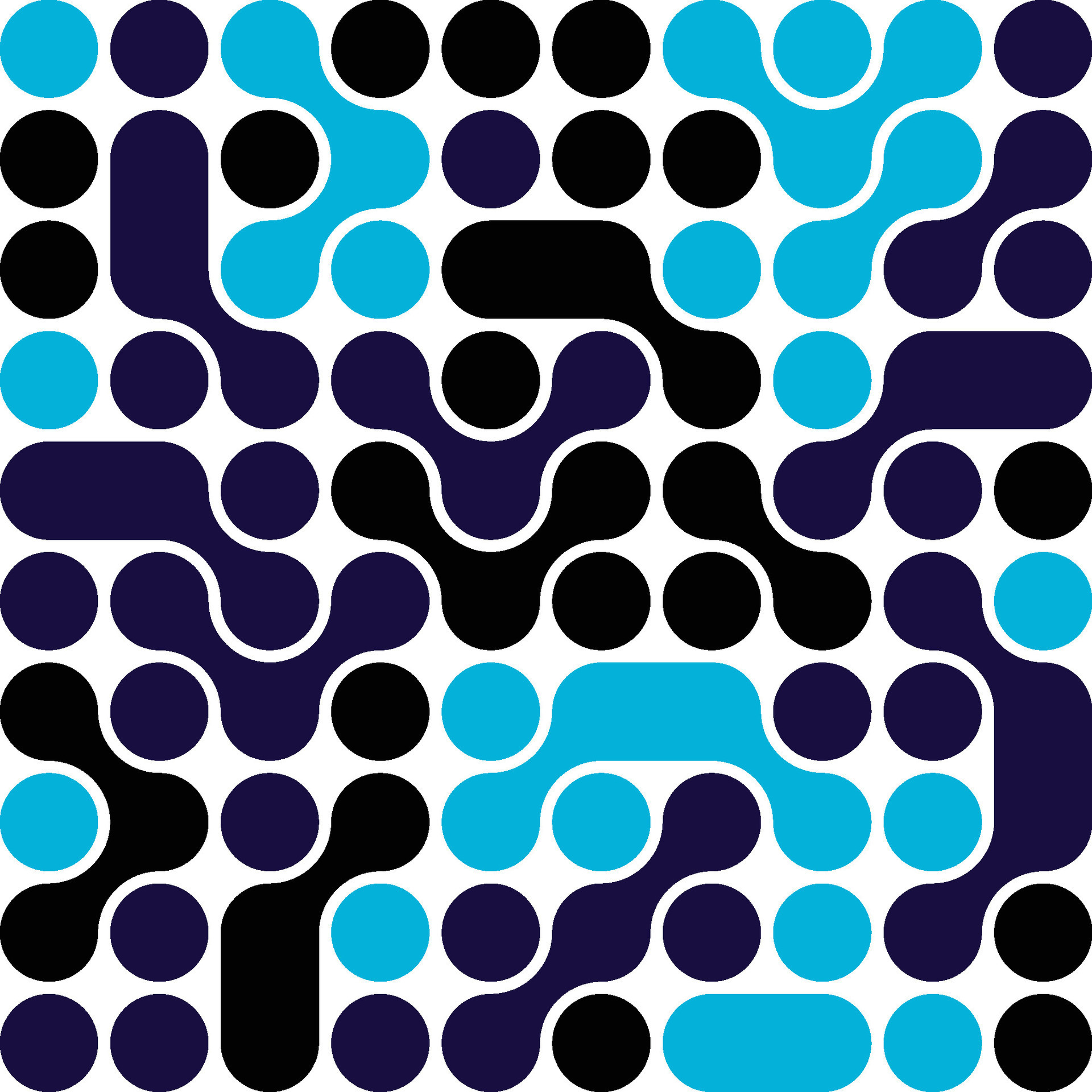 Metaball Connect Dot Set Circle Shapes Abstract Geometric Dots