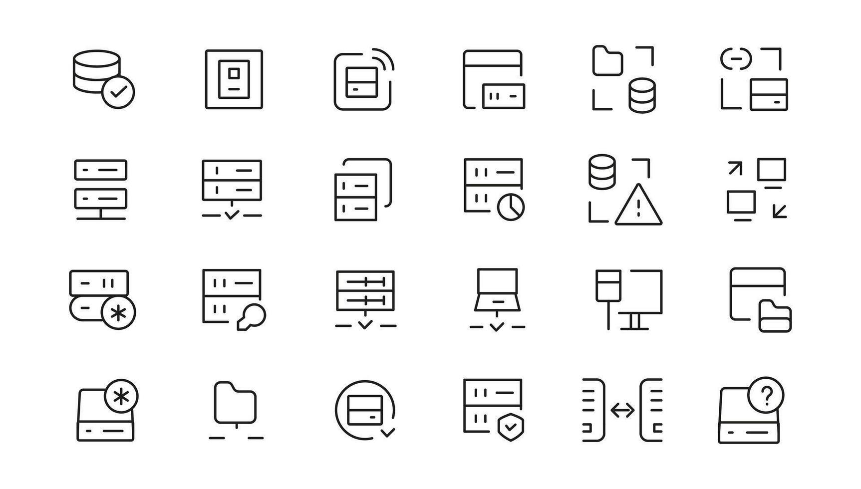 Data Analytic Thin Line Icon Set Data Analysis Editable Stroke Icons
