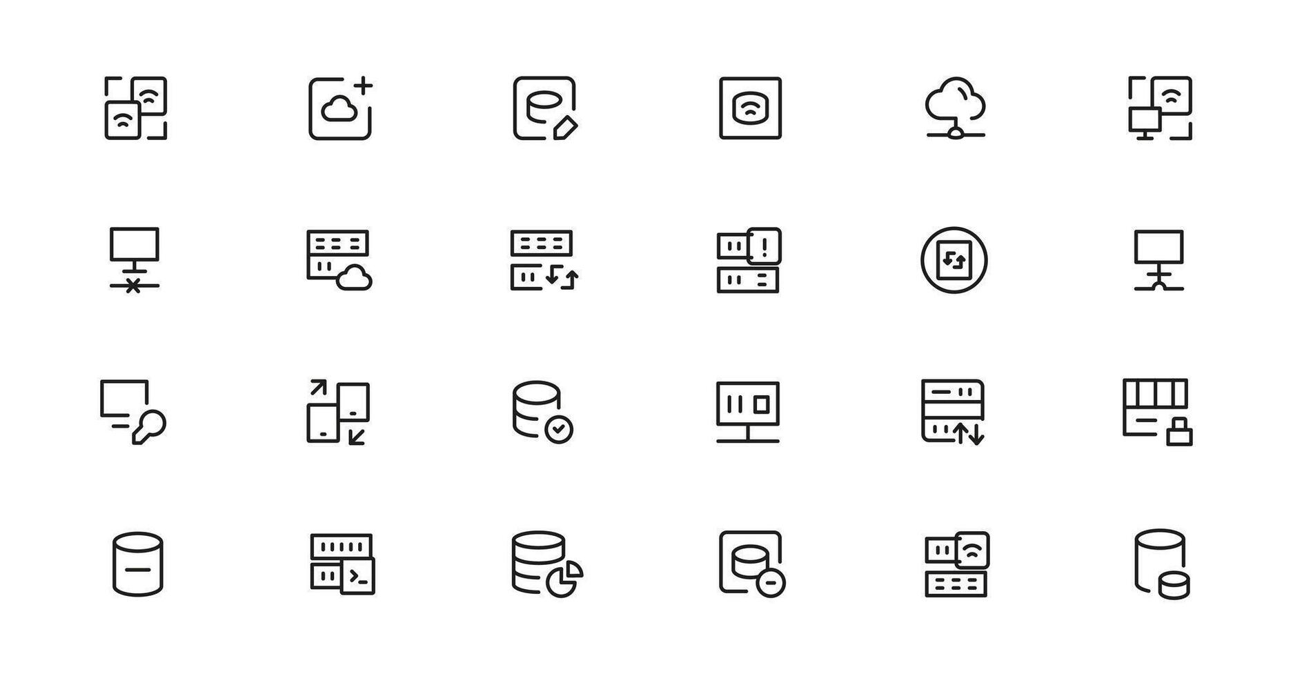 Data Analytic Thin Line Icon Set Data Analysis Editable Stroke Icons