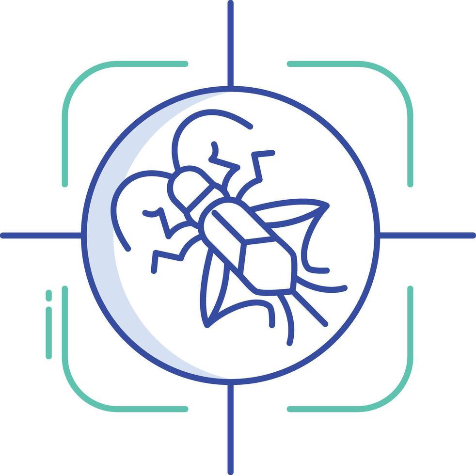 Insect Detection Outline Color Illustration 48075613 Vector Art At Vecteezy