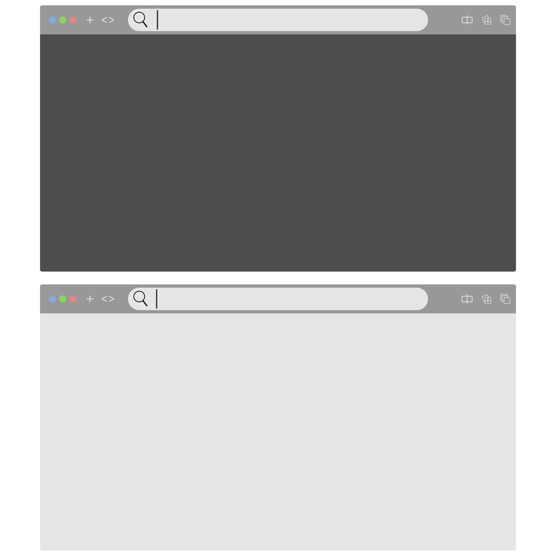 Browser Window Mockup Website Template Frame Empty Browser Window On White Background Web