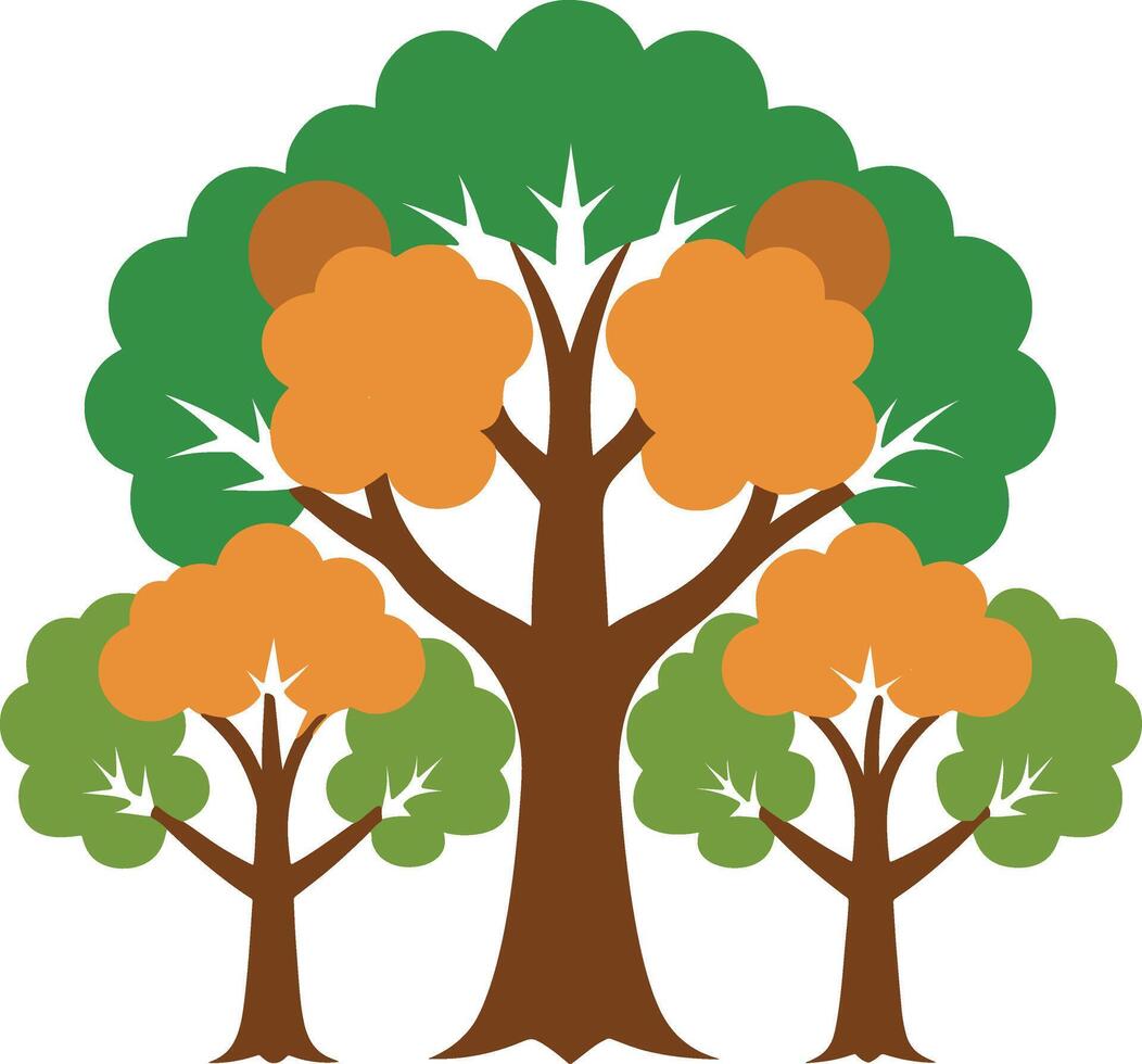 Set tree. high resolution set tree 48078464 Vector Art at Vecteezy