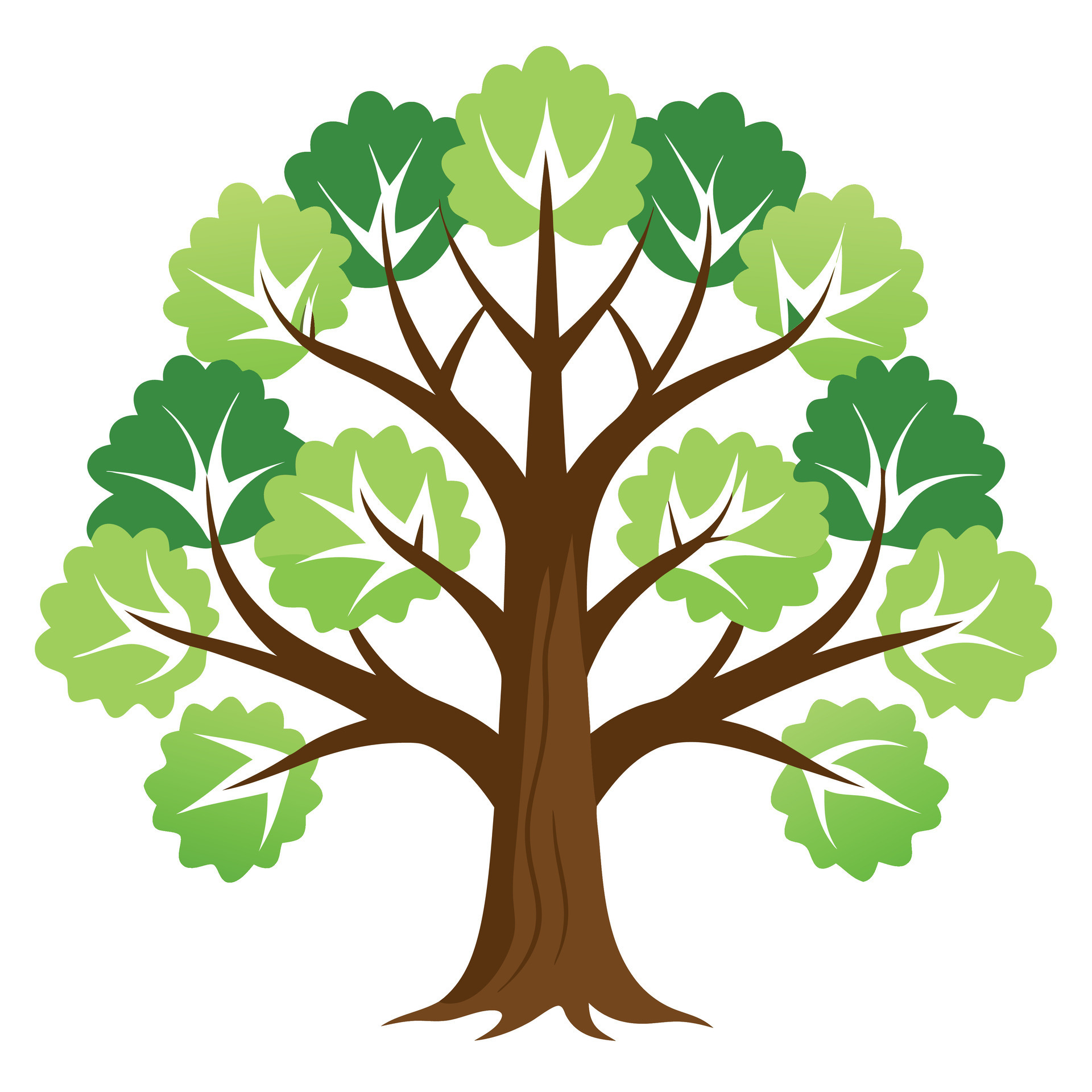 Set tree. high resolution set tree 48078466 Vector Art at Vecteezy