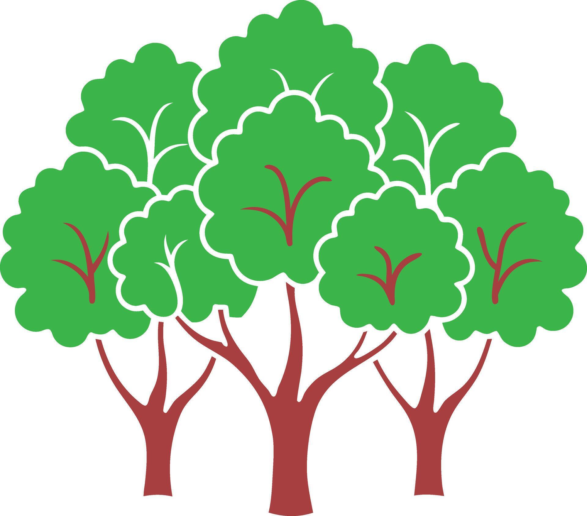 Set tree. high resolution set tree 48078468 Vector Art at Vecteezy