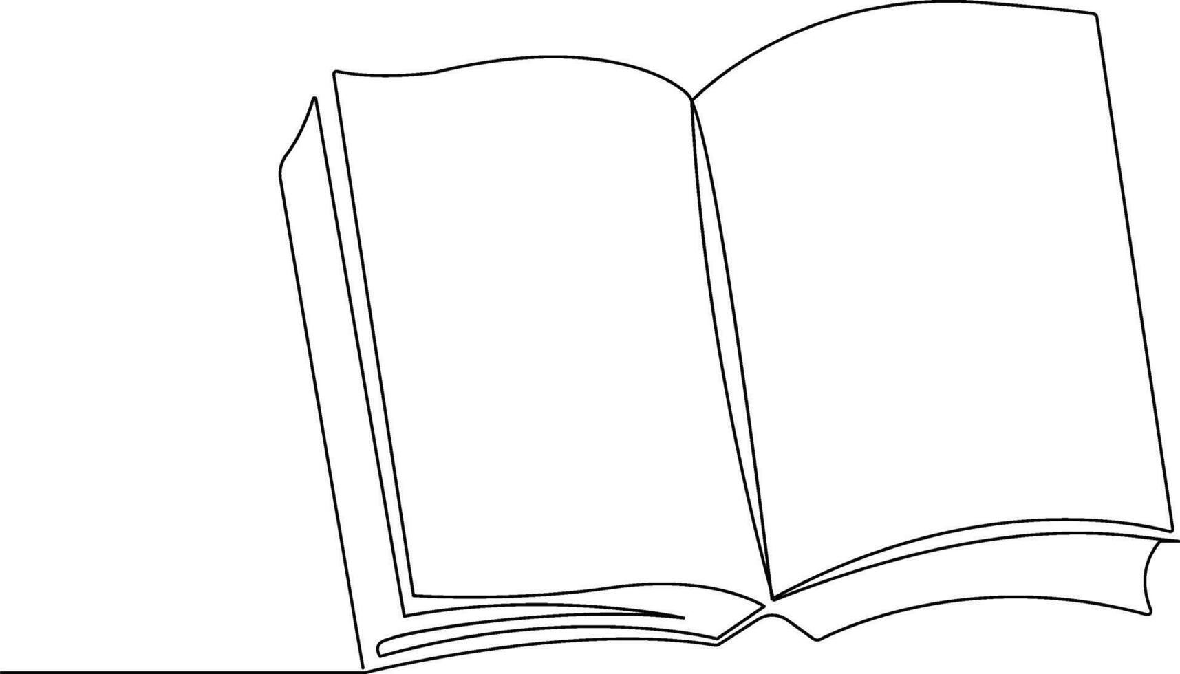 Book Continuous One Line Drawing Minimalist 48081184 Vector Art At Vecteezy