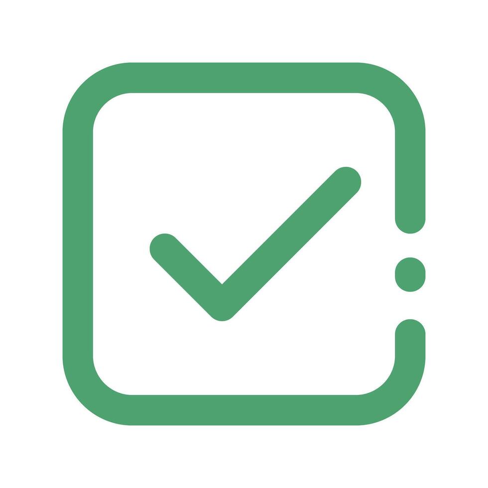 Modern checkbox icon. Decision or selection. 48086378 Vector Art at Vecteezy