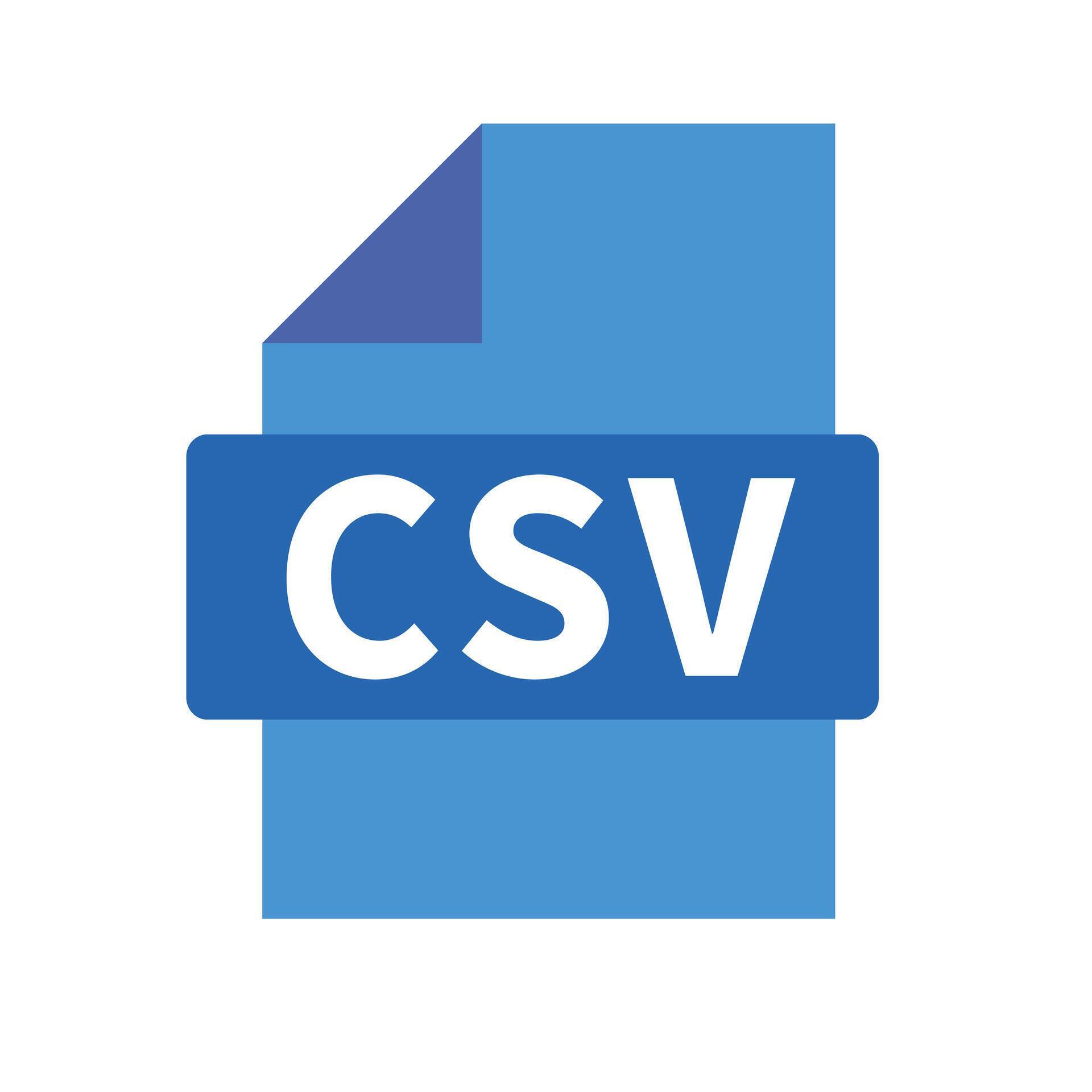 Modern CSV file icon. Files needed for importing and exporting ... Modern CSV file icon. Files needed for importing and exporting ...