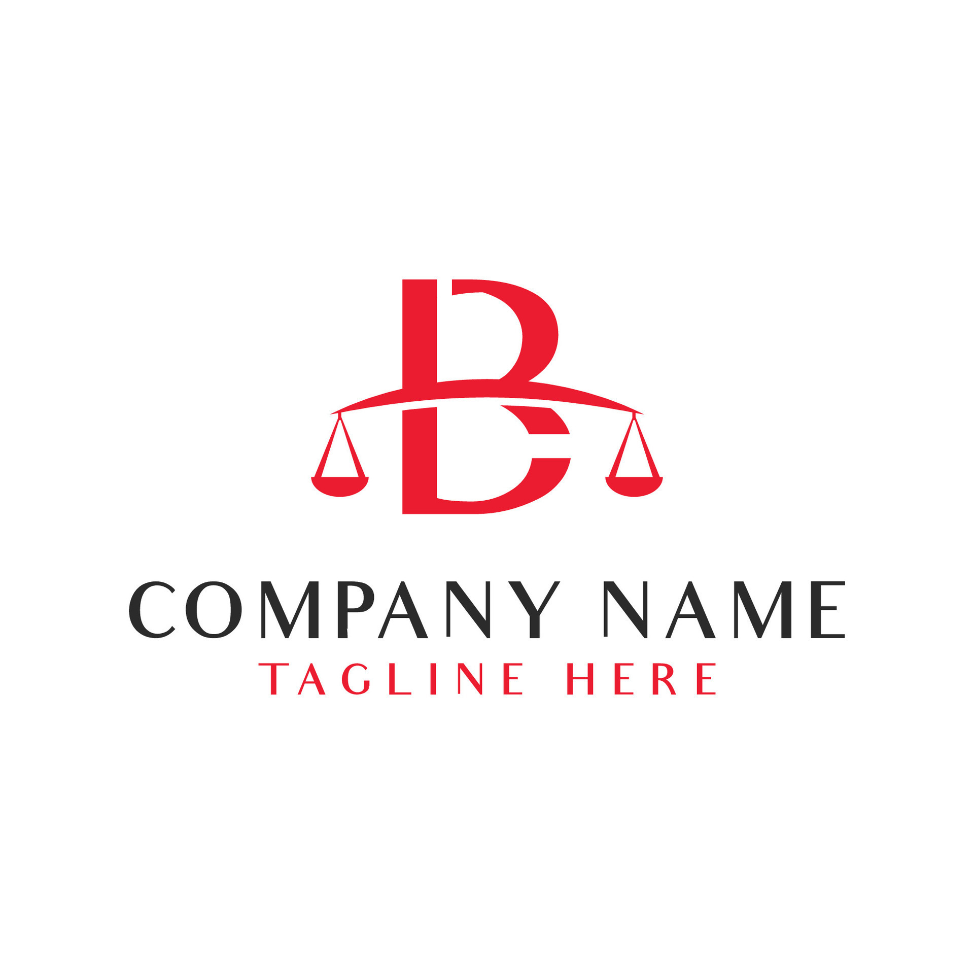 Letter B Law Logo Design 48091084 Vector Art at Vecteezy