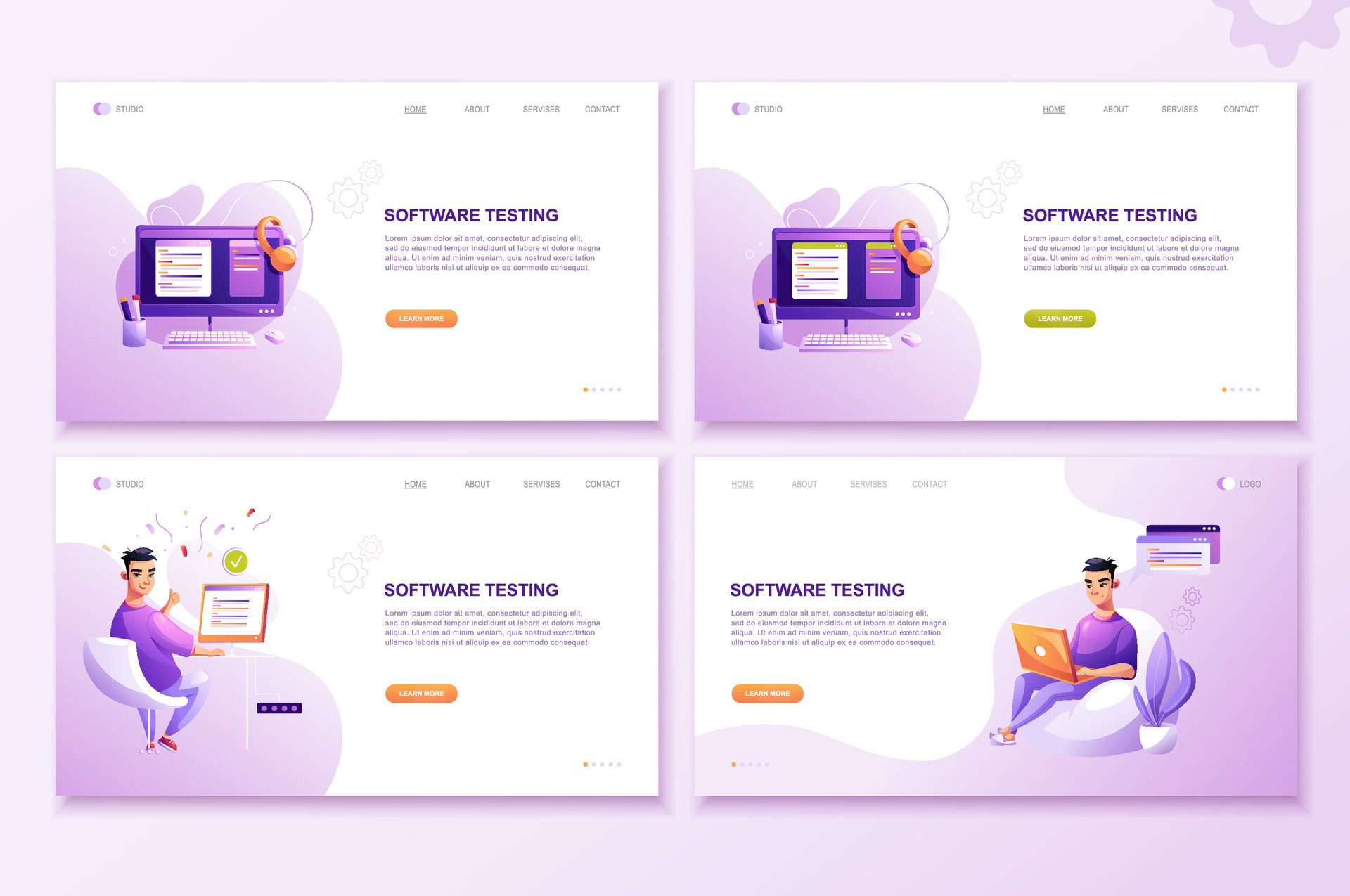 Programming concept, Programming concept, programmer eats fast food at the workplace. Developer ...