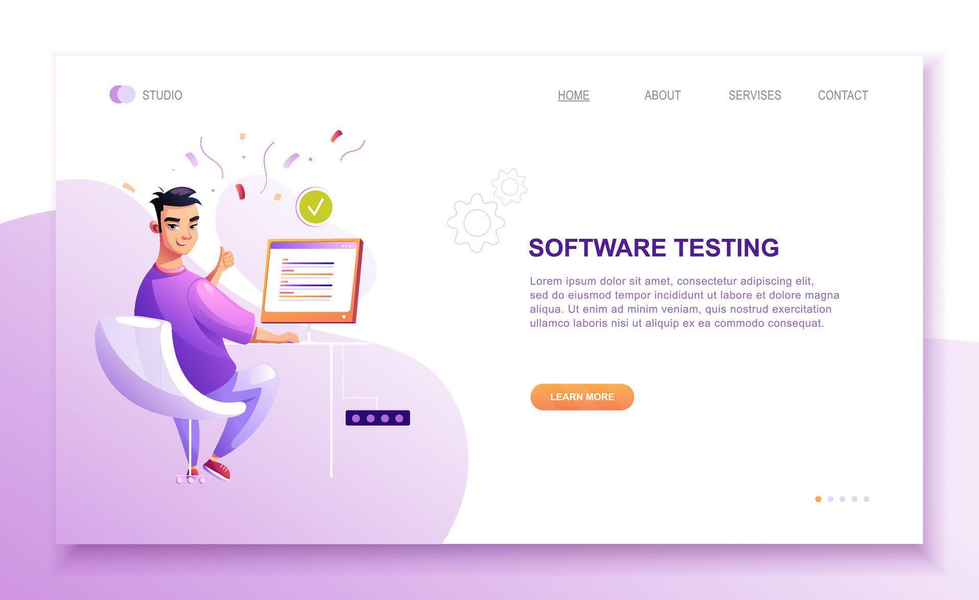 Programming concept, Programming concept, programmer eats fast food at the workplace. Developer ...