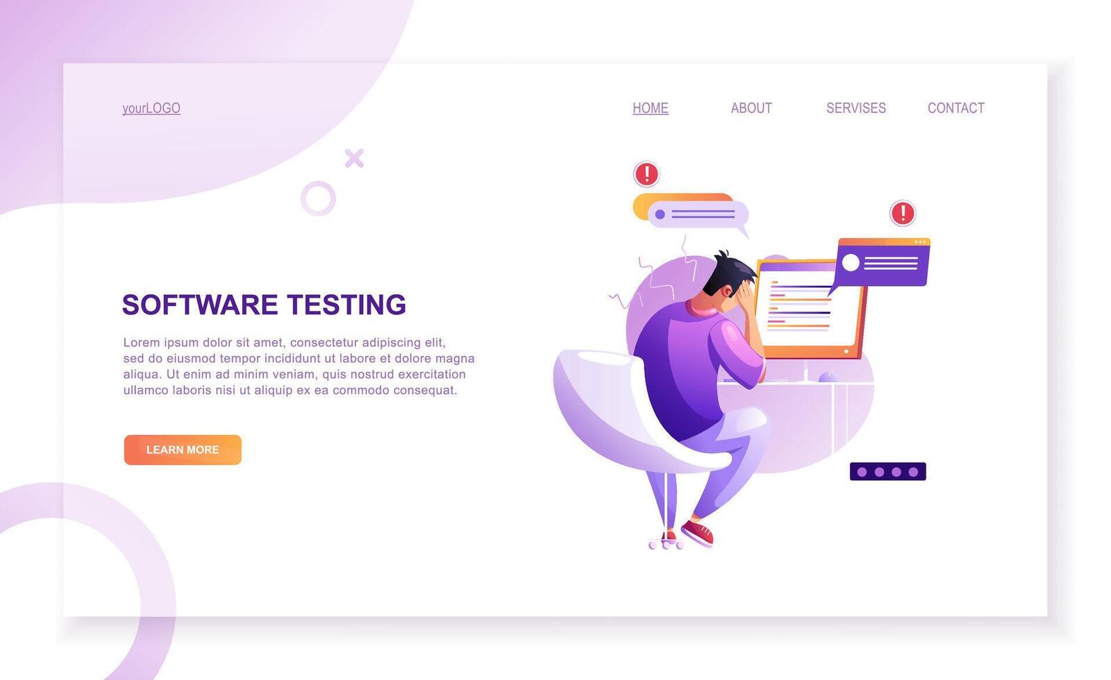 Programming Concept Programming Concept Programmer Eats Fast Food At The Workplace Developer