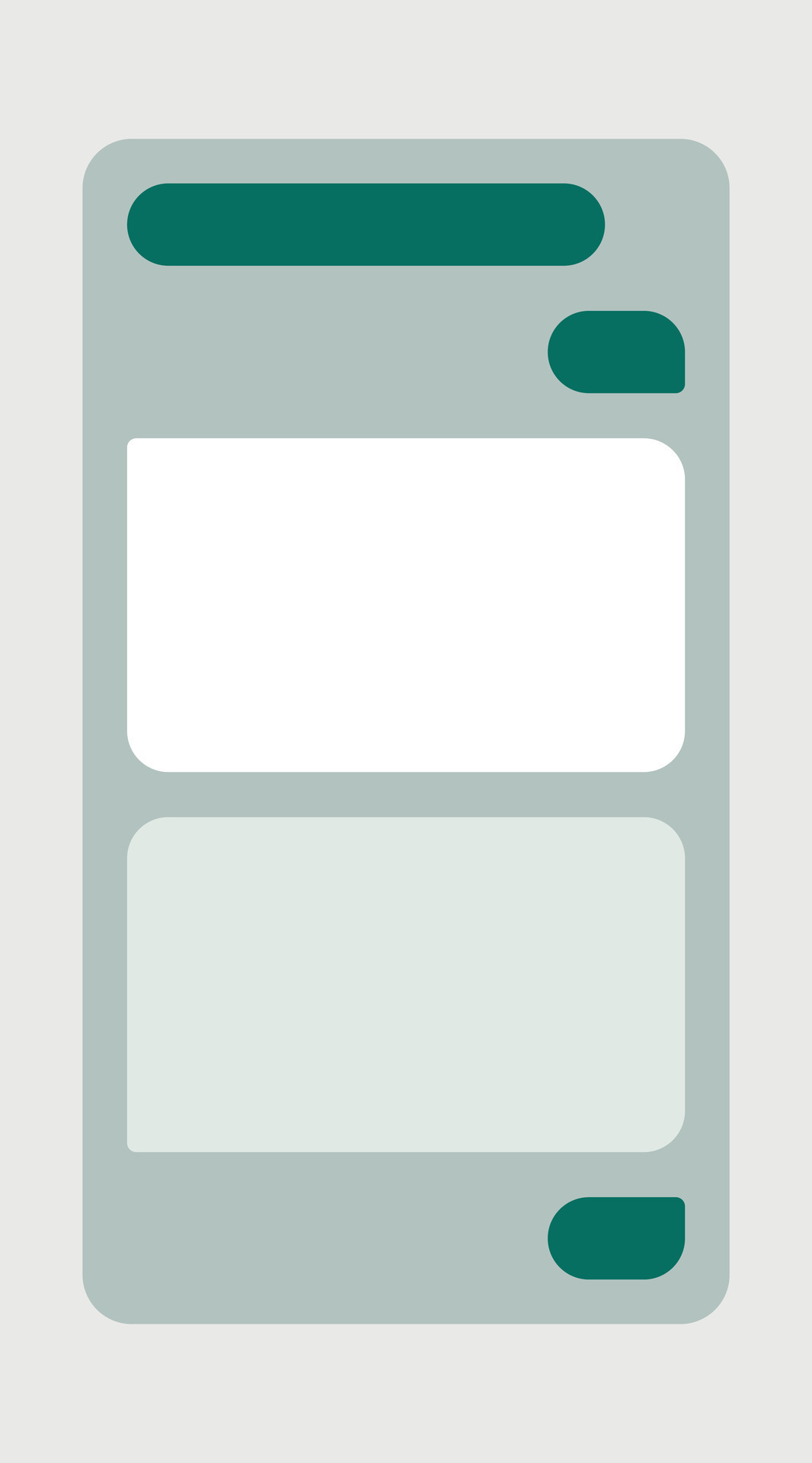 Mobile Chat App Ui And Ux Concept Blank Mockup In Minimalist Classic